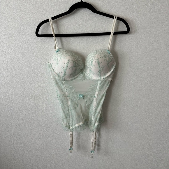 Victoria's Secret | Intimates & Sleepwear | Victorias Secret Green Lace ...